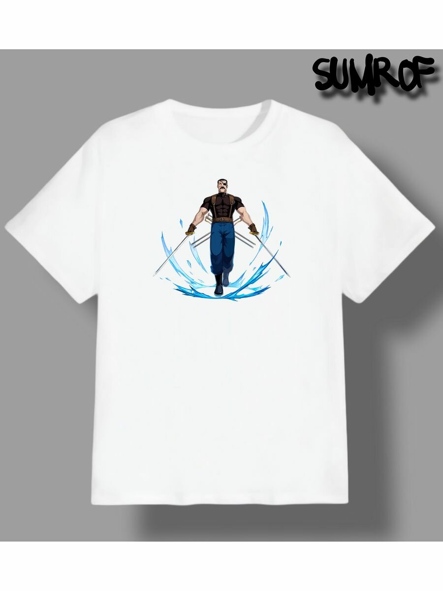 Футболка стальной алхимик Кинг Брэдли