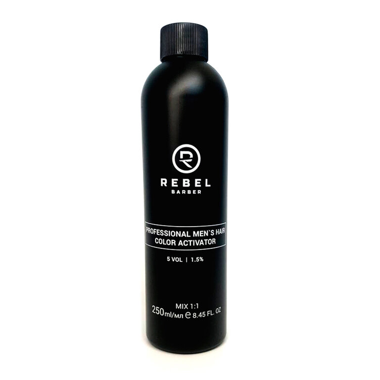 REBEL BARBER men's hair Color Activator Активатор для профессиональной мужской краски для волос 5VOL (1.5%) 250 мл