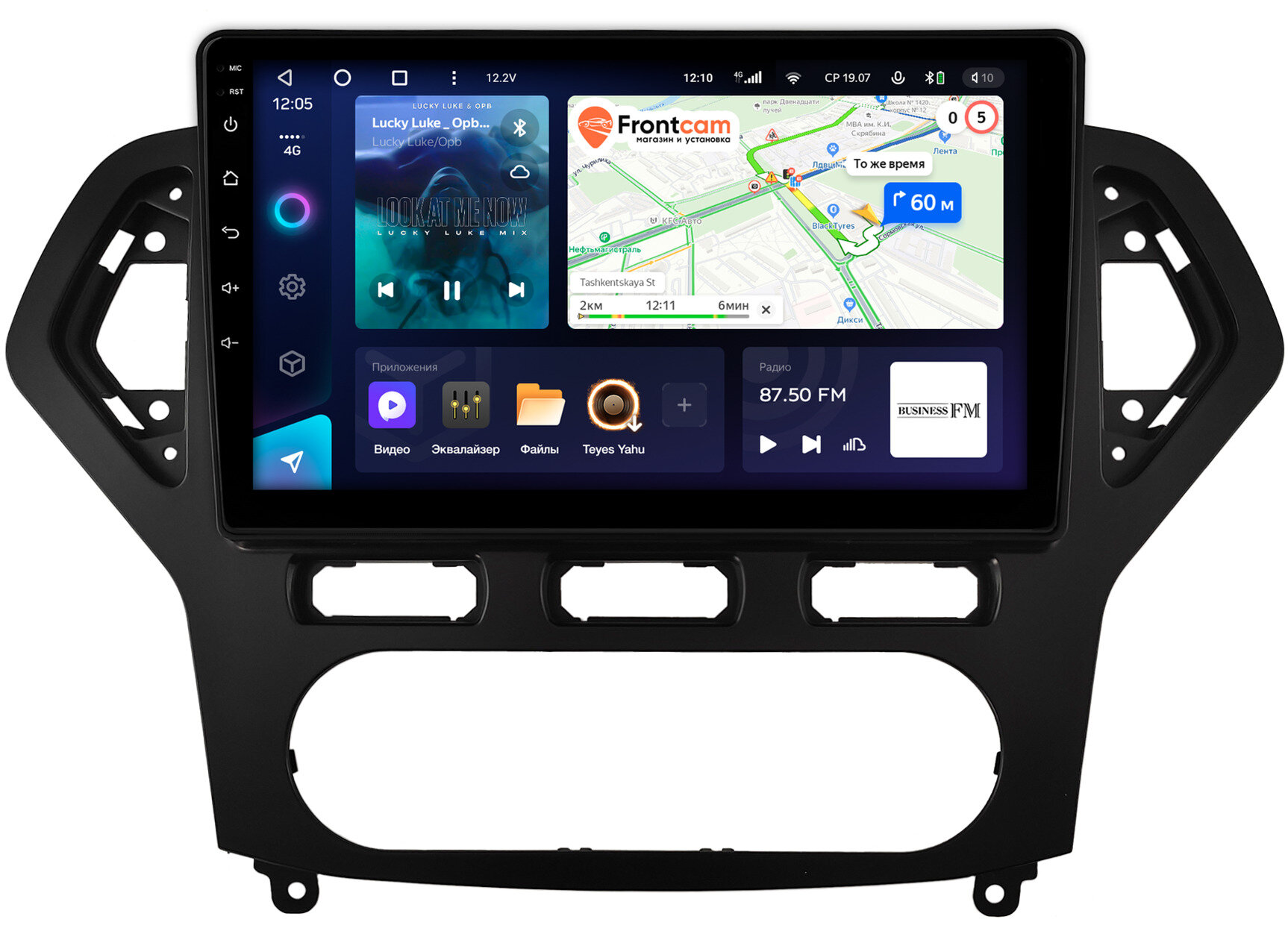 Штатная магнитола Teyes CC3L 4/64 10" RM-10-1382 Ford Mondeo 4 2006-2010 Android 10 (4G-SIM, DSP, IPS)