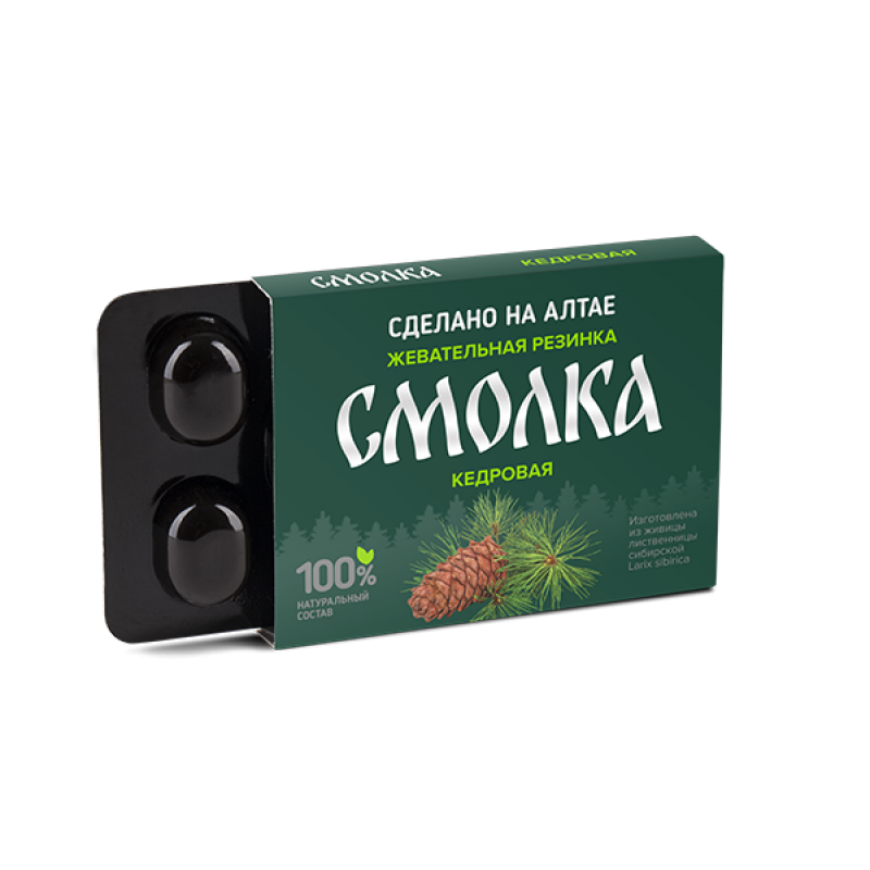 Жевательная резинка Смолка Кедровая 5 шт.*0,8 гр
