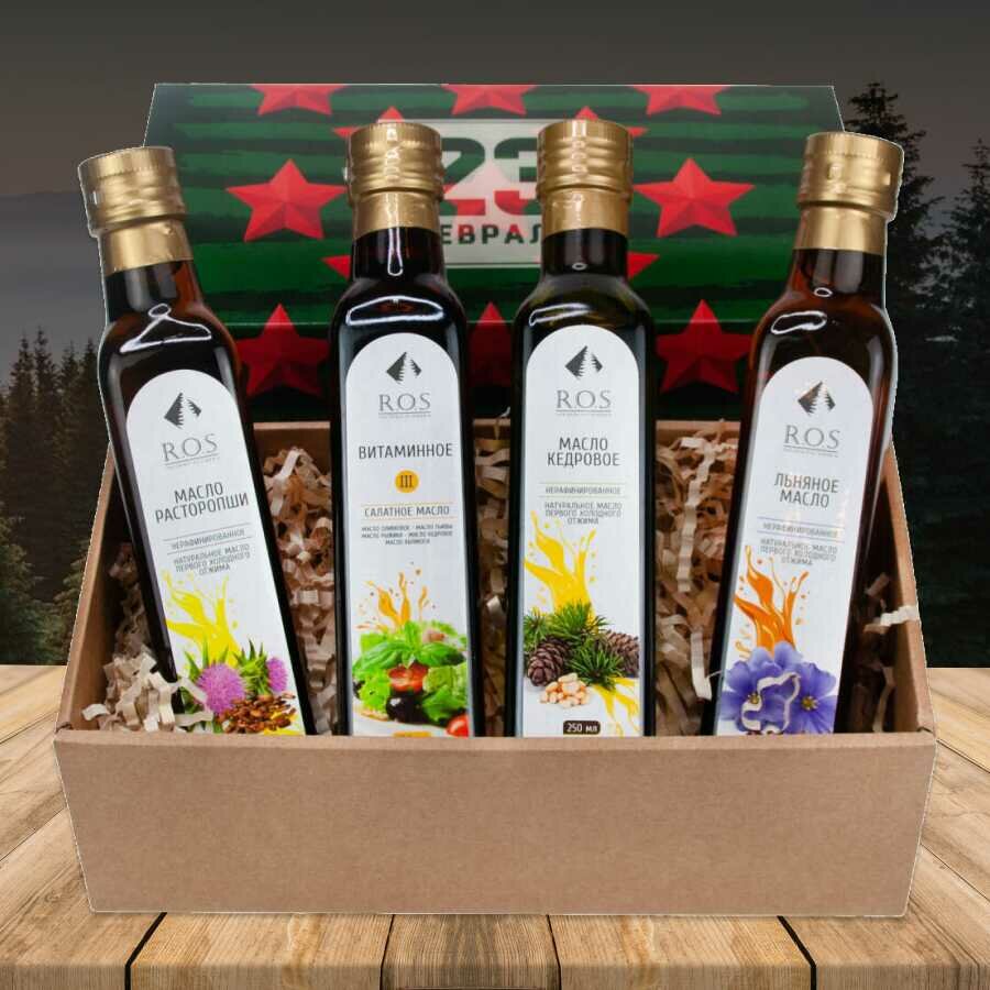 Подарочный набор 23 февраля "Ассорти масел"