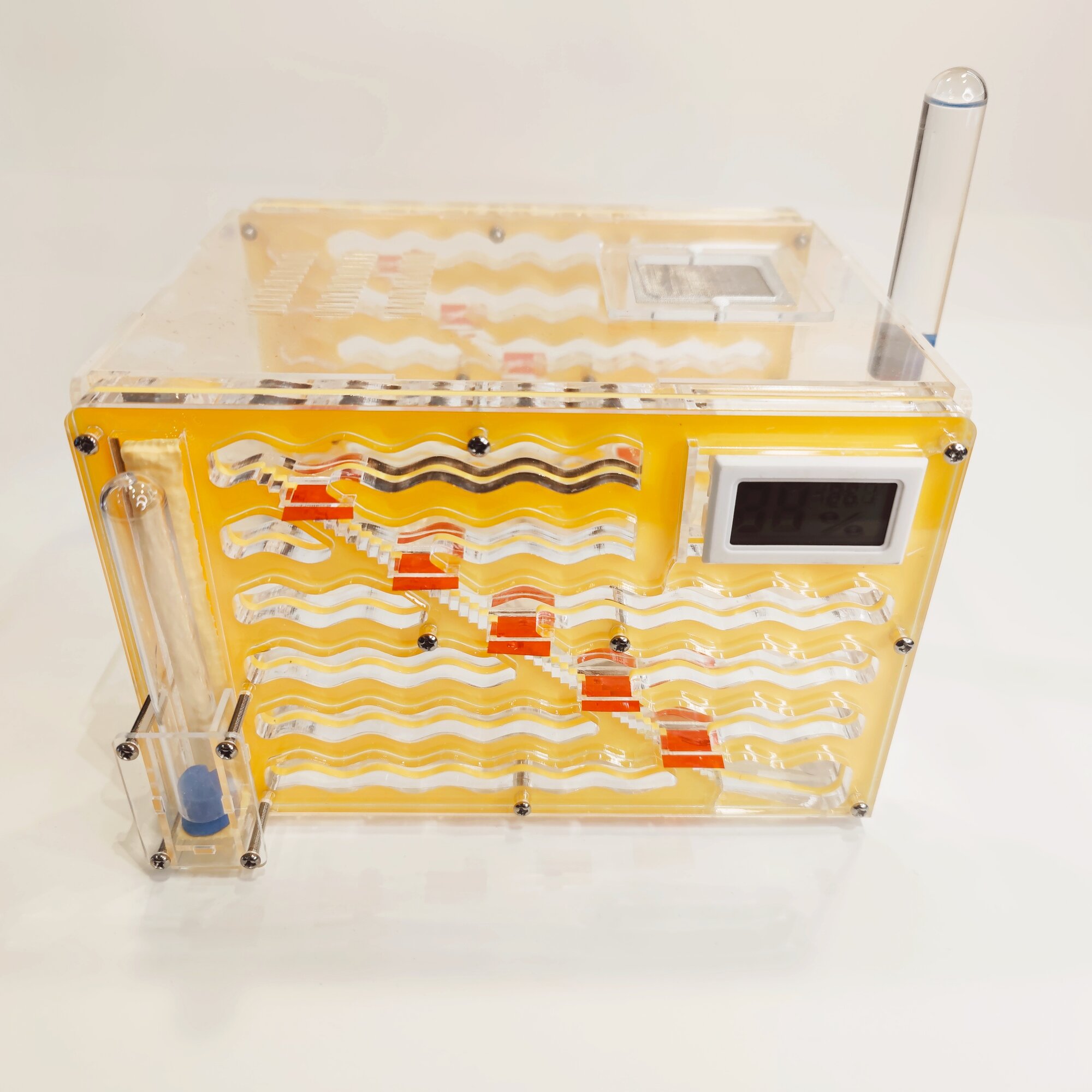 Муравьиная ферма Ant Castle Bionic Big Cube Double Antlife.r - в собранном виде + антипобег. Колония муравьёв M. Structor - в подарок!