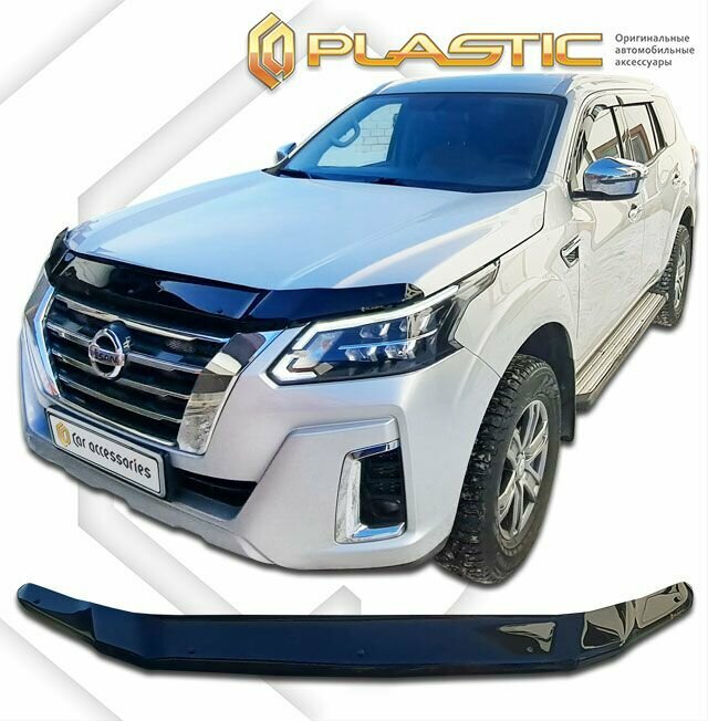 Дефлектор капота Nissan Xterra III поколение 2020-н. в. Classic черный