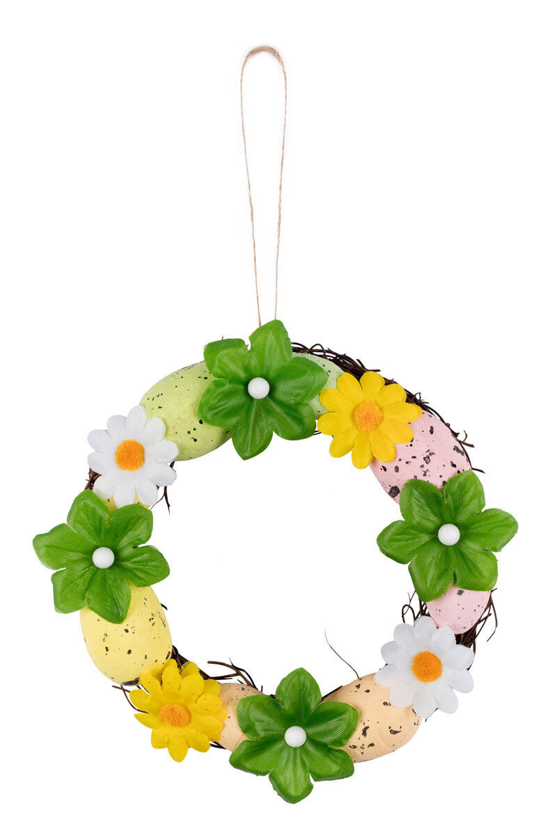 Blumentag EDF-13-PF94 венок пасхальный диаметром 17 см, декоративное изделие 1 шт.