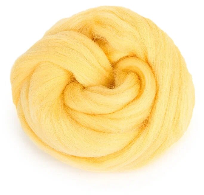 "Семёновская пряжа" LG_Wool Fine (ЛГ "Шерсть тонкая) для валяния 100% шерсть 100 г 0772 ; шампанское