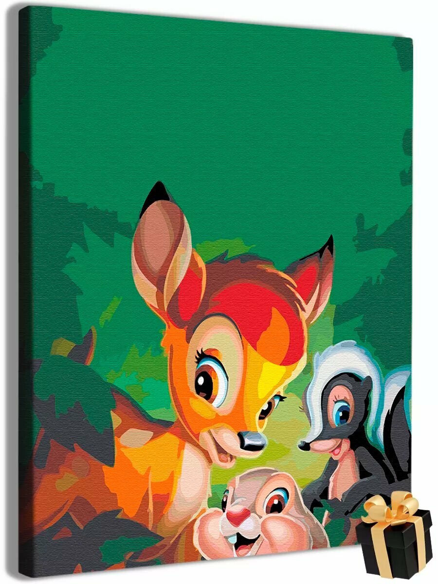 Картина по номерам Бэмби