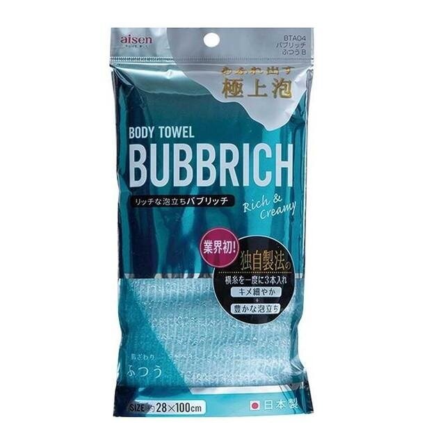 AISEN Мочалка для тела (средней жесткости) Япония