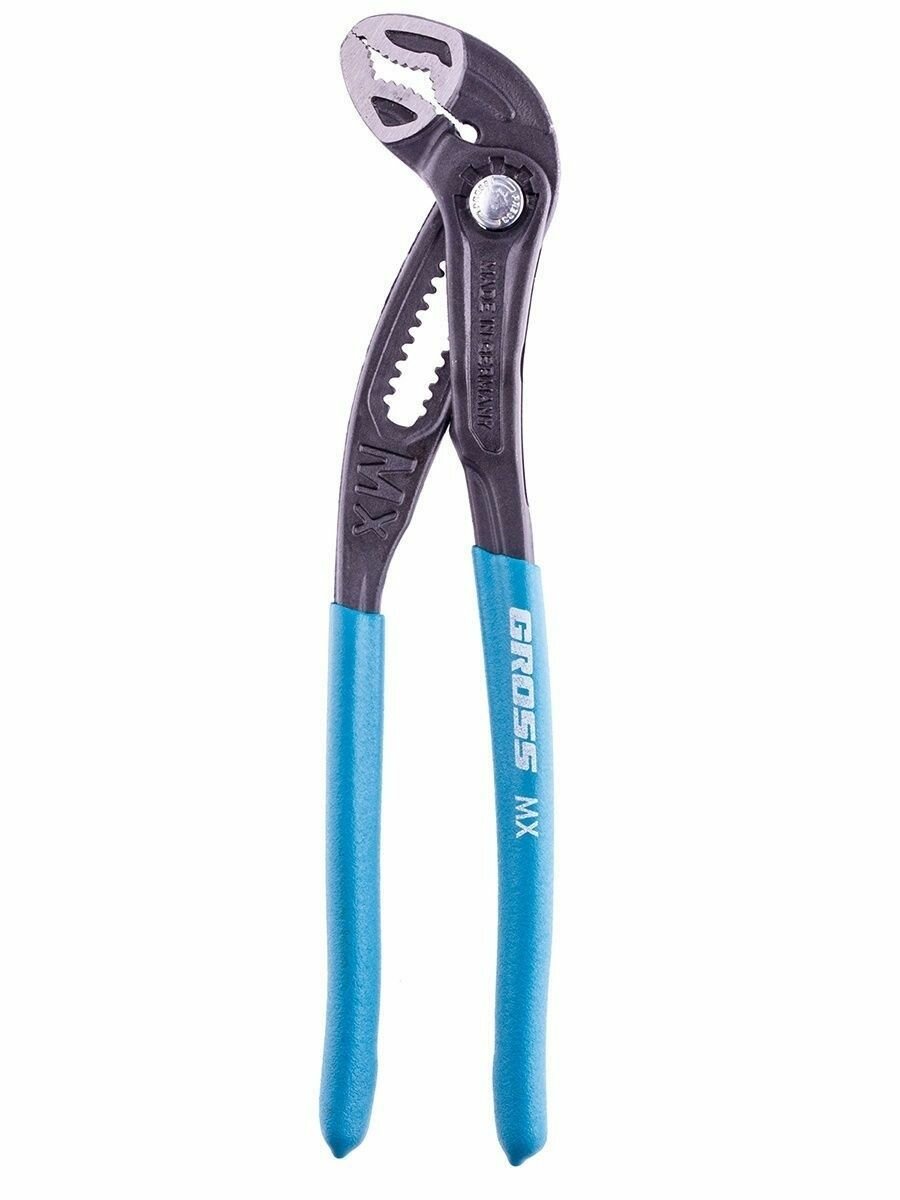 Клещи переставные Gross 15727, кнопочный механизм