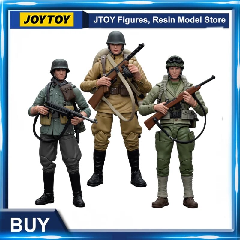 JOY TOY экшн-фигурка 1/18 Вторая мировая война WWII 3PCS