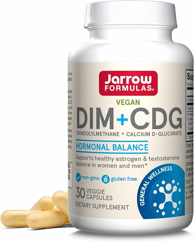 Капсулы Jarrow Formulas DIM + CDG, 30 шт. Товар промаркирован в системе "Честный Знак" — фото 1