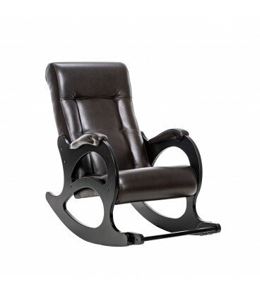 Кресло-качалка Модель 44, венге, экокожа, Oregon perlamutr 120