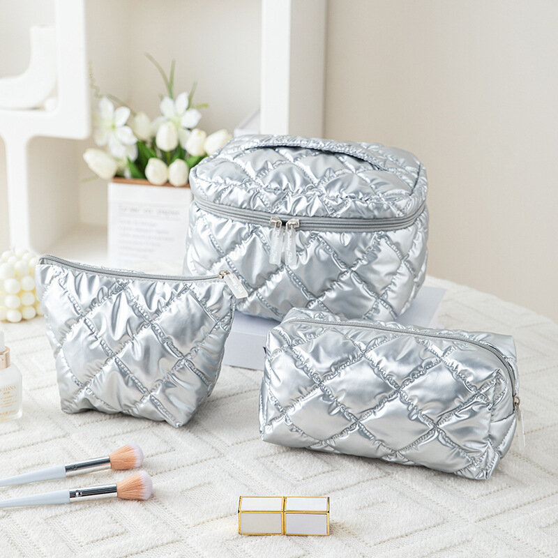 Yu Lang новая пуховая портативная косметическая сумка большая емкость портативная сумка для хранения водонепроницаемая