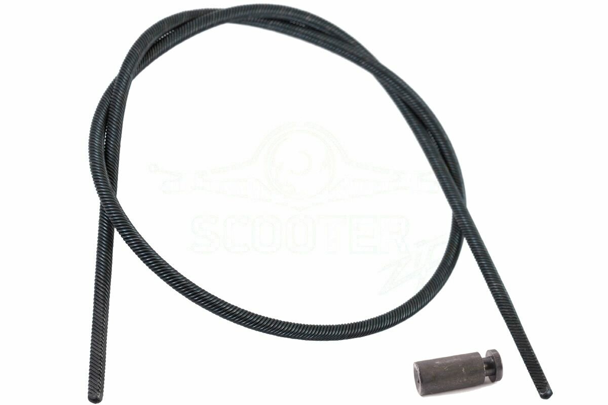 Вал гибкий верхний с переходником 6 мм (толщина троса) x 635 мм (длина) для триммера ИНТЕРСКОЛ МБ-43/26, МБ-43/33