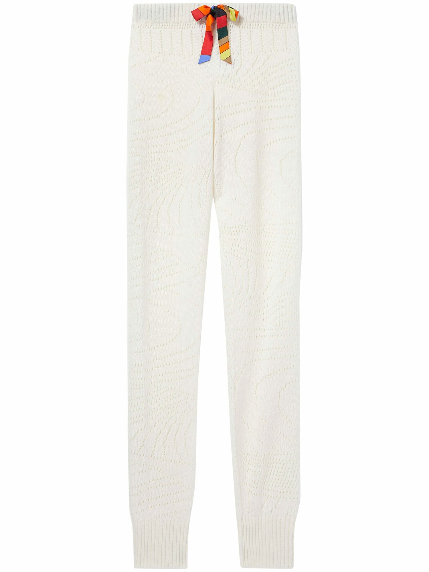 Брюки Кашемировые спортивные брюки ажурной вязки