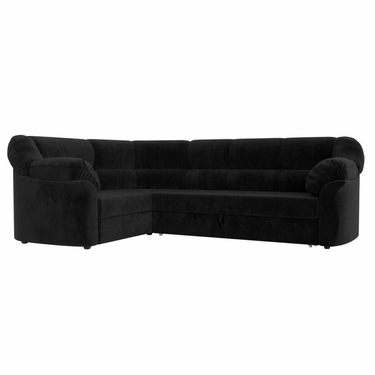 Диван угловой Карнелла левый угол, Велюр, Модель 109576L