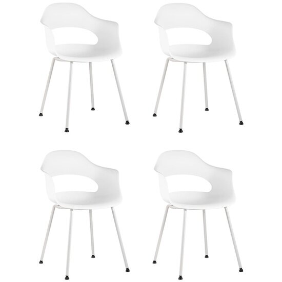Стул обеденный Stool Group Lady, пластик белый (4 шт/уп)