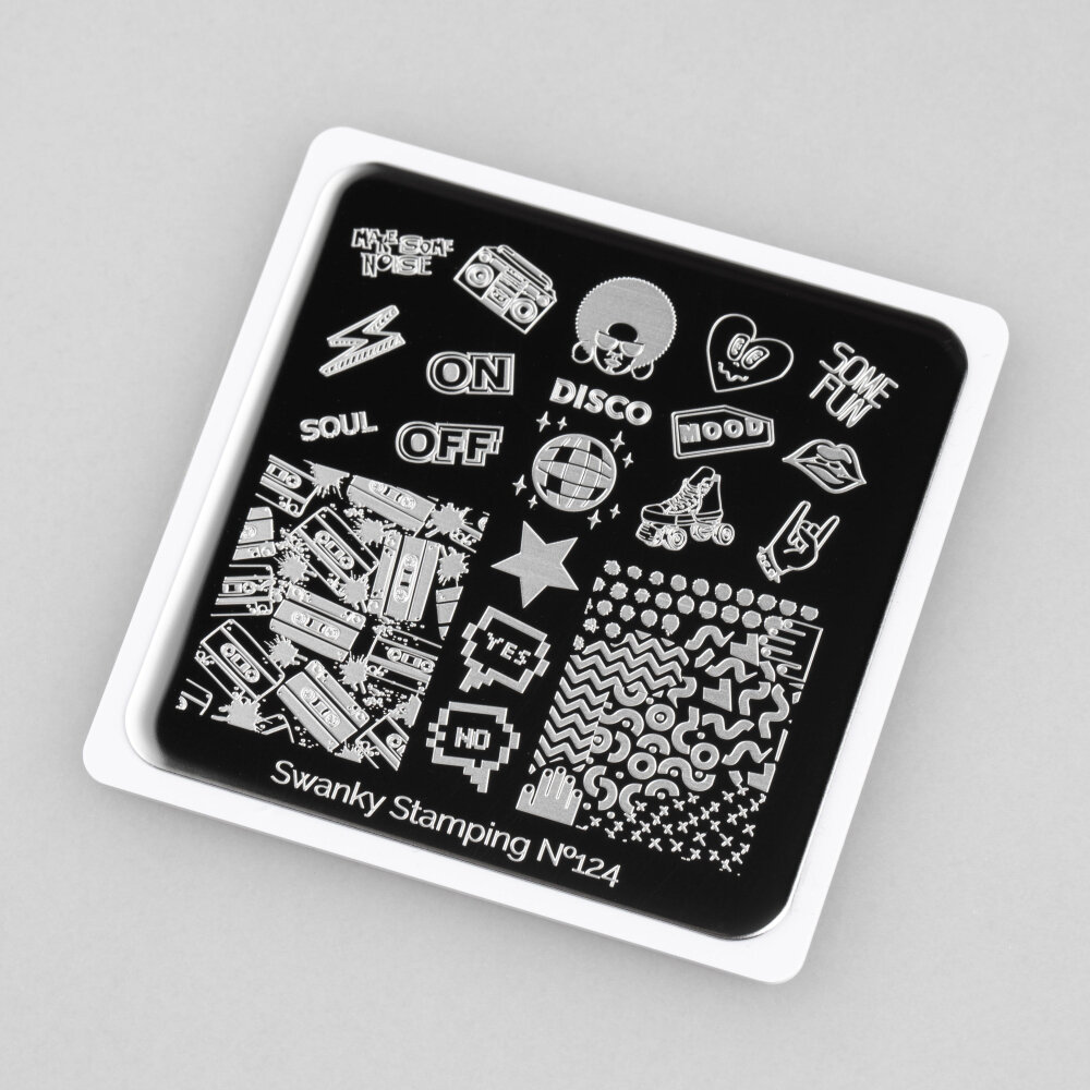 Пластина для стемпинга Swanky Stamping 6x6 №124