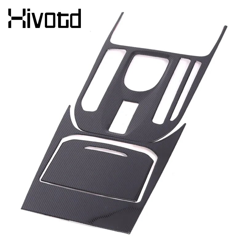 Центральная крышка управления из углеродного волокна, отделка ящика для хранения, органайзер, панель, внутренняя наклейка, детали для Haval Jolion 2023, автомобильные аксессуары Carbon