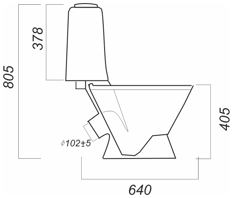 Унитаз-компакт Самарский Комфорт Белый S1 (арматура Alca Plast, сиденье дюропласт с микролифтом)