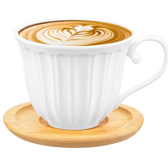 Чашка для кофе Elan Gallery Еlan Gallery "Ампир", 300 мл, на подставке (620198)