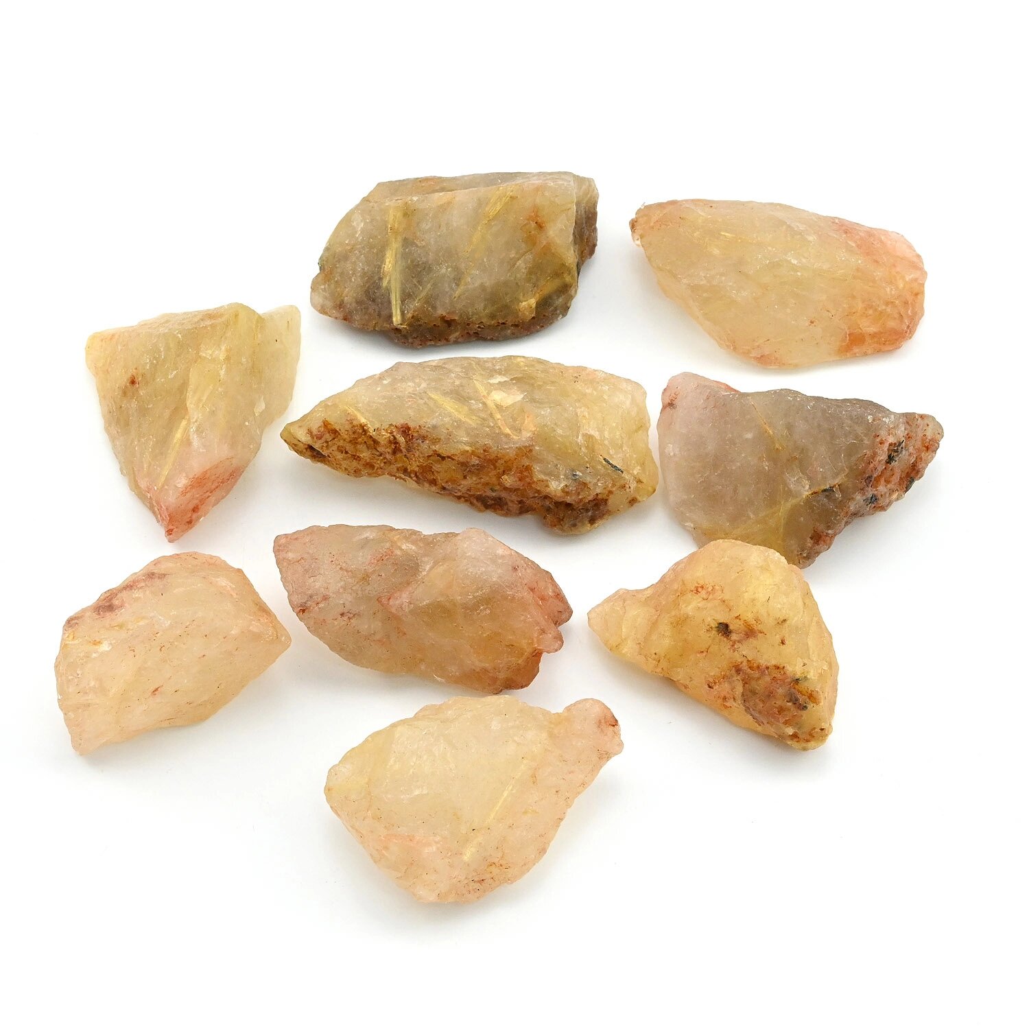 Минерал агат волосатик золотой 43*35*25мм, 30-39г. .