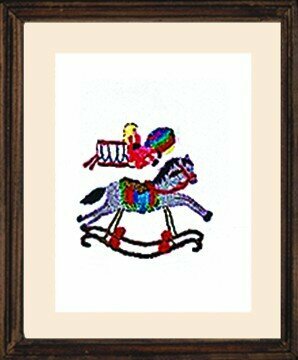 Набор для вышивания Le Bonheur des Dames #1412 Le Cheval (Лошадка), Гладь, 7 х 9 см