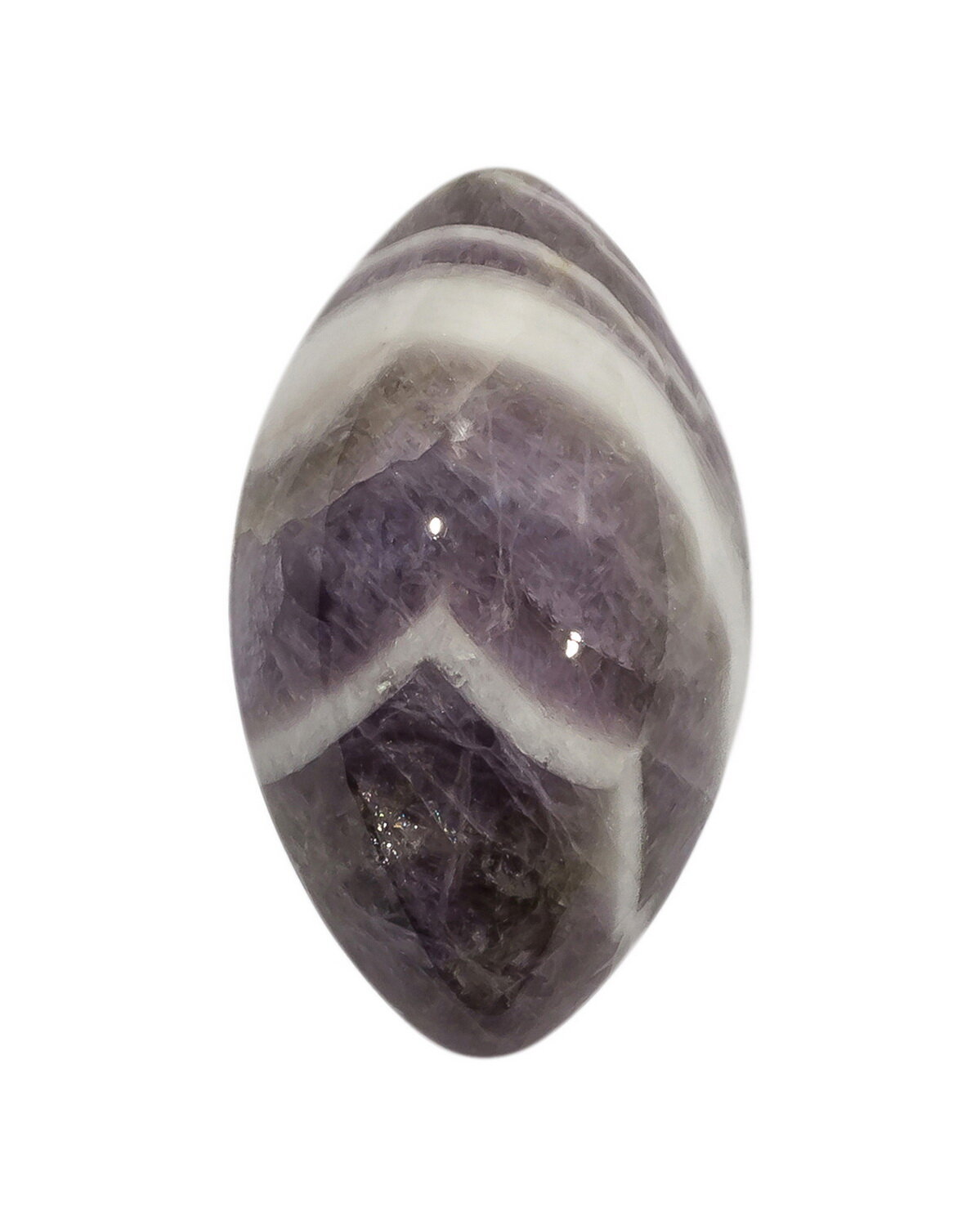 Кабошон из минерала Аметист, натуральный камень, размер: 30х18х9 мм.