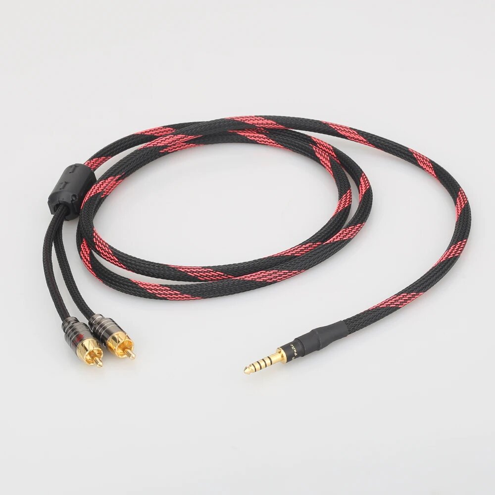 Аудиокабель 4,4 мм - 2 RCA Hi-End 0.5m