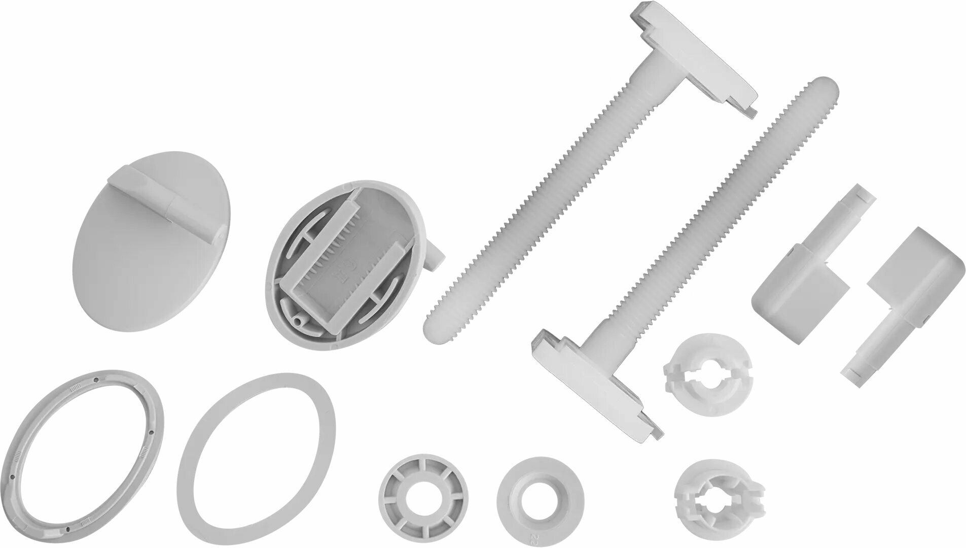 Крепеж сиденья унитаза КР 09.80 быстросъемное, пластик