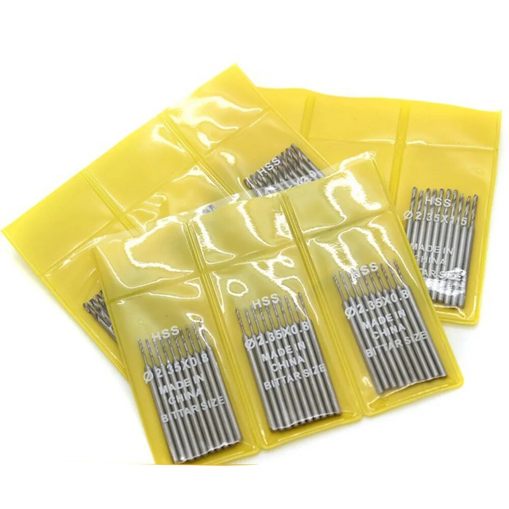 Профессиональные сверла из быстрорежущей стали 0,5-2,35 мм 0.7MM