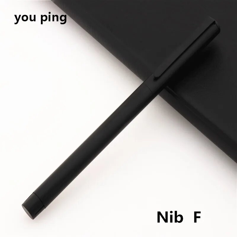 Jinhao черная серебряная перьевая ручка EF/F