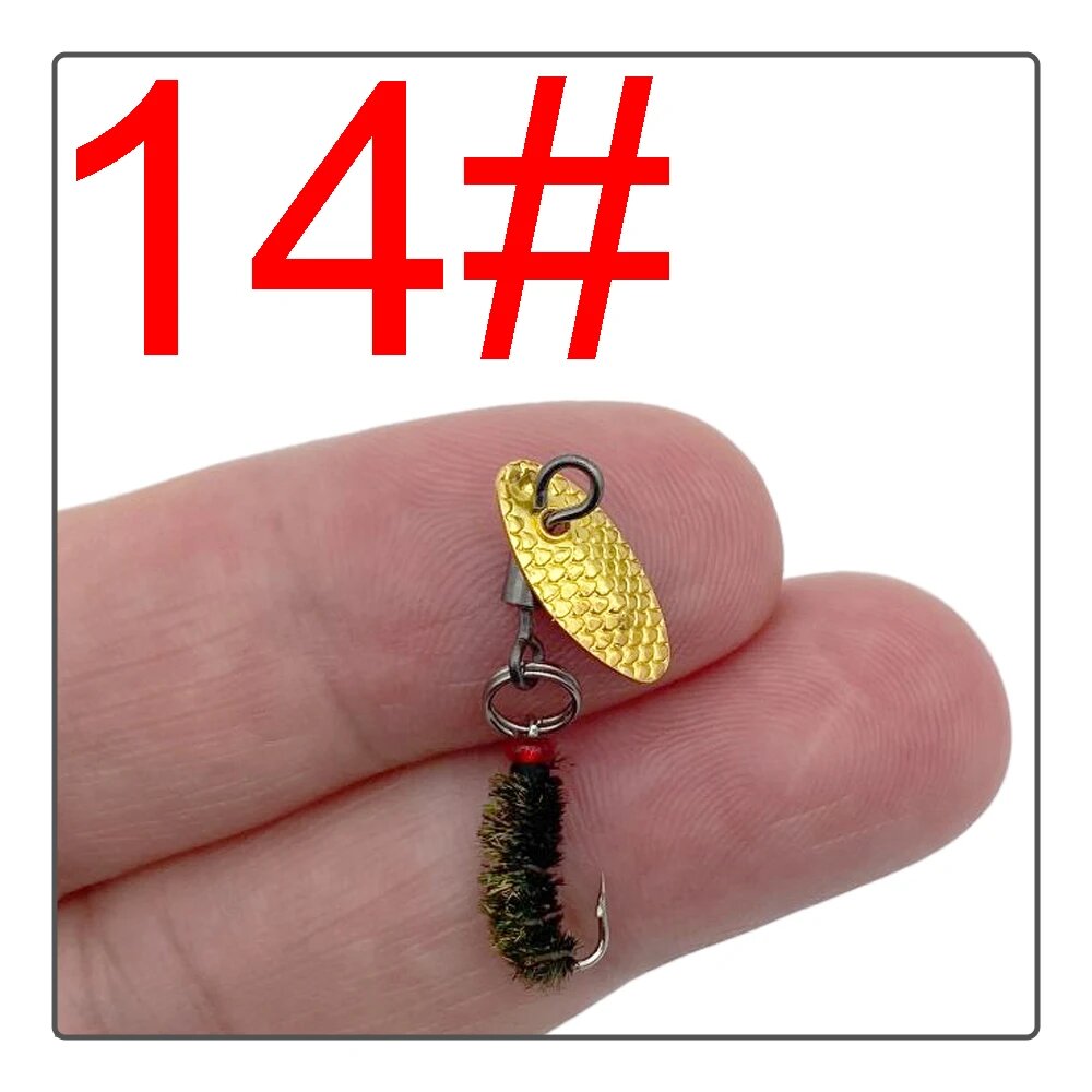 Рыболовная приманка ложка золотая/серебристая 2(golden 14)