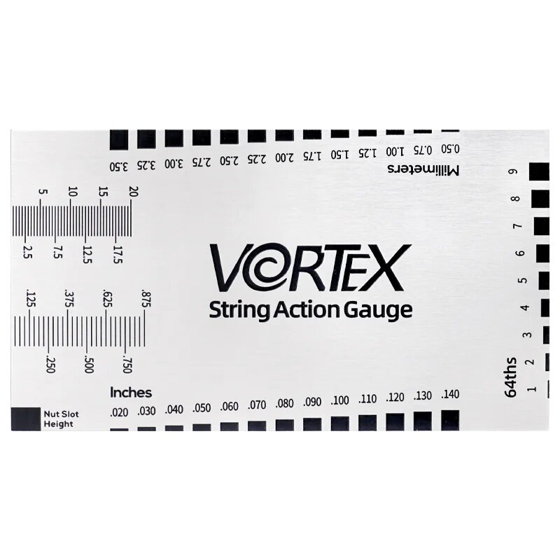 Линейка для экшн-строки гитары VORTEX VT-7