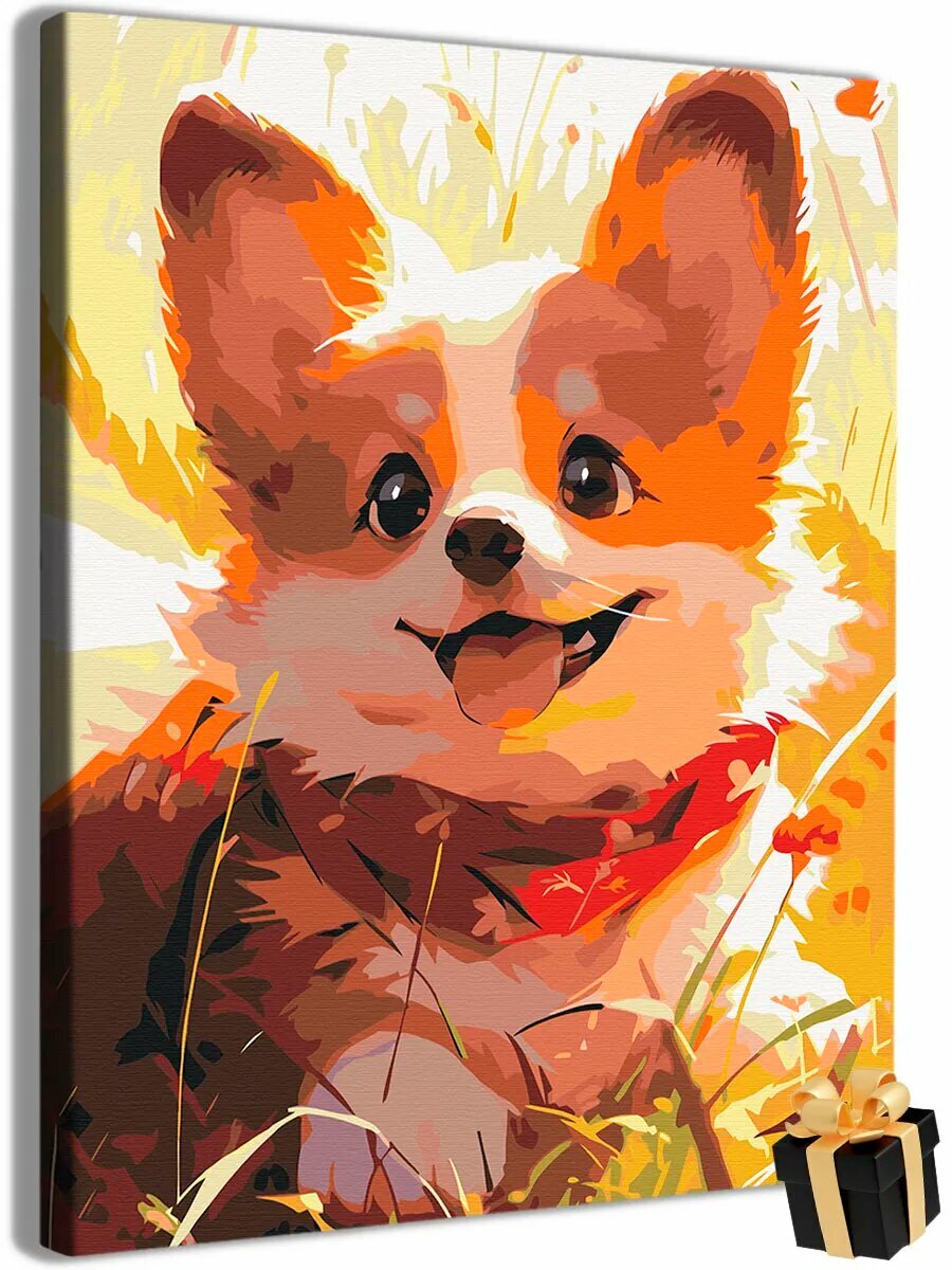 Картины по номерам Корги