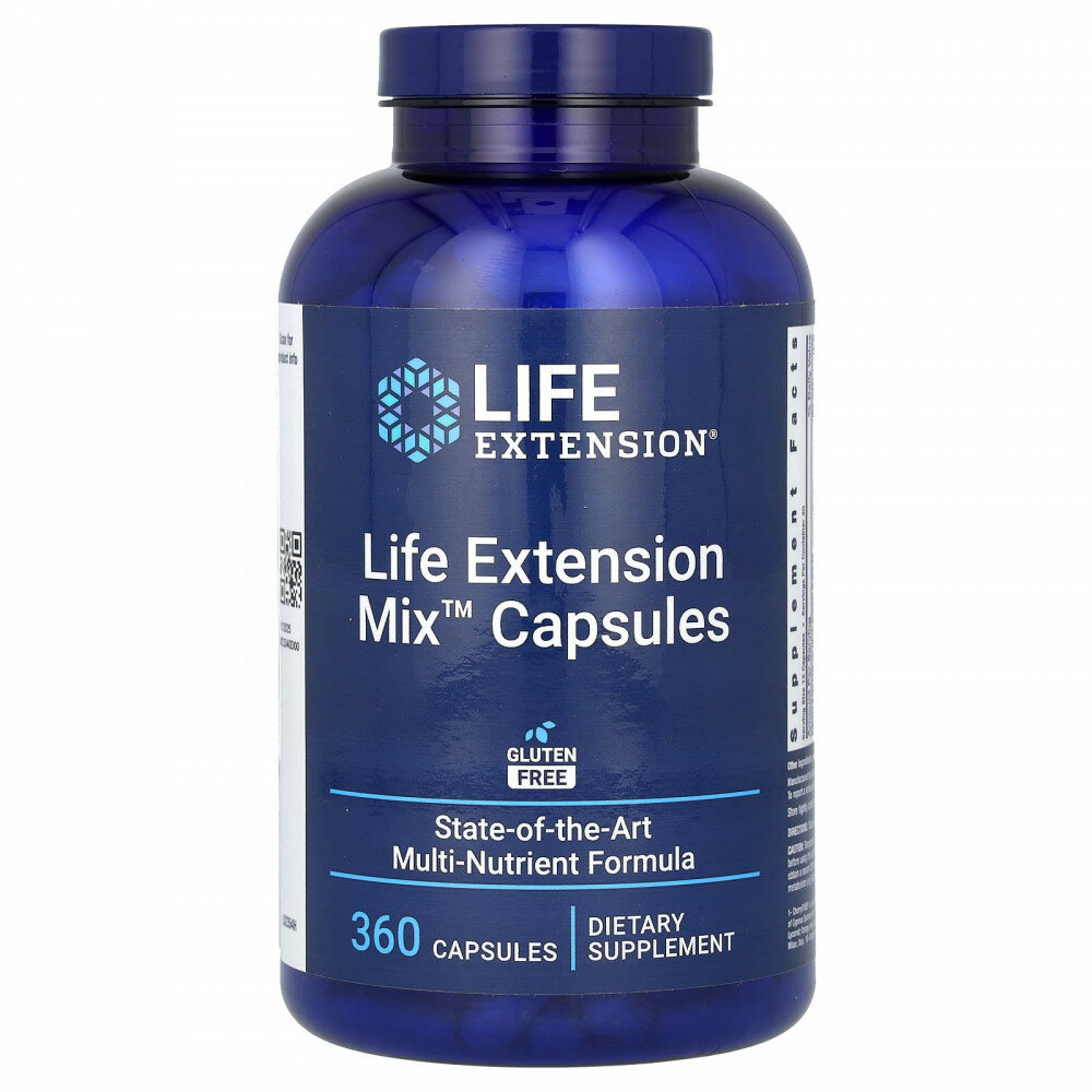 Life Extension, Mix, комплексная добавка в капсулах, 360 капсул