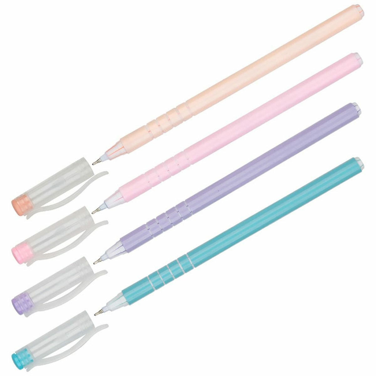 Ручка шариковая OfficeSpace Pastel charm (0.3мм, синяя, масляная основа, штрих-код) (BPPC_43051), 2000шт.