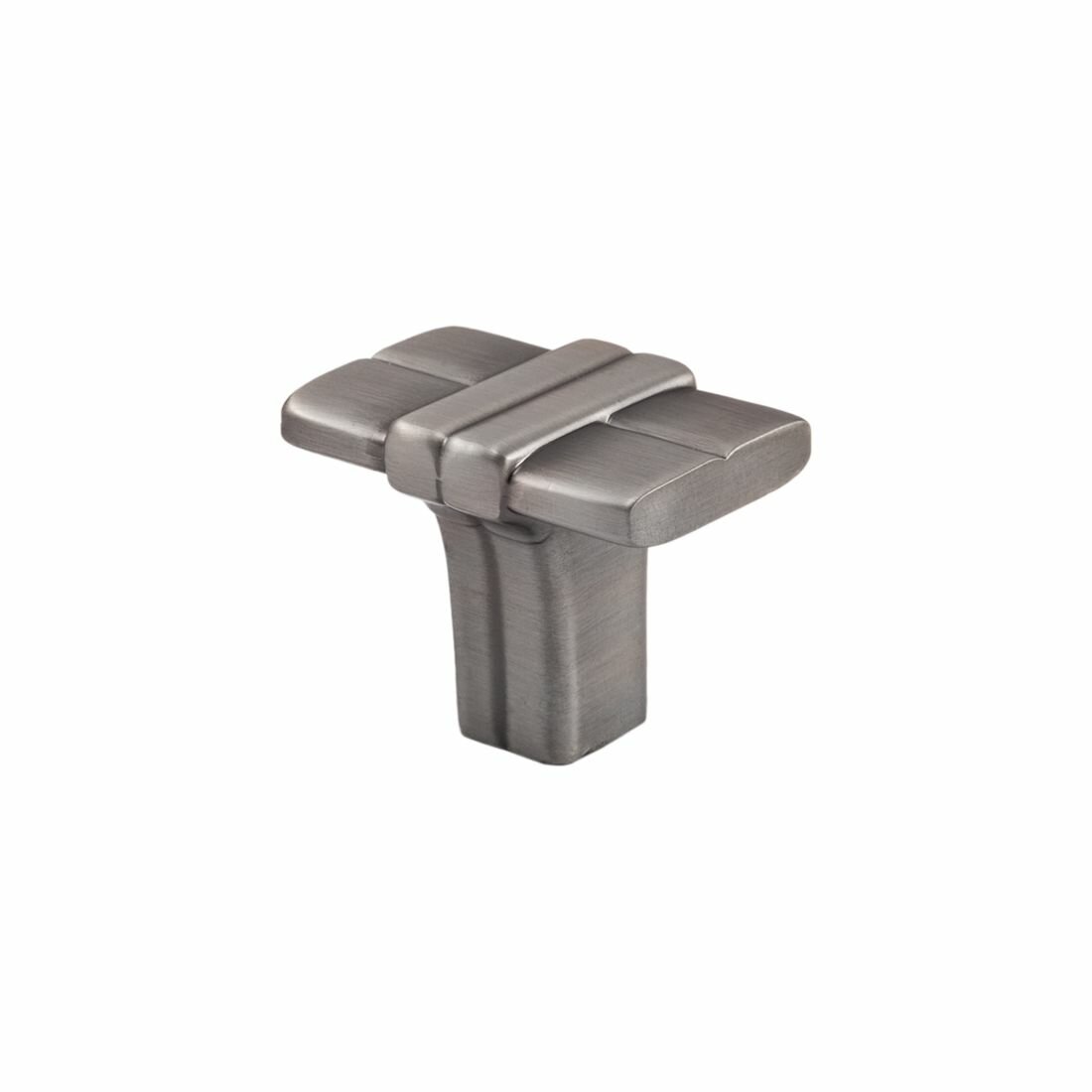 Ручка мебельная кнопка металлическая SANDRA шлифованный никель