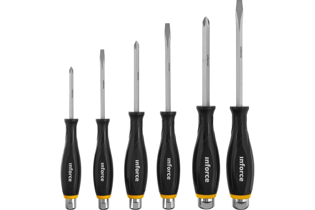 Inforce Набор отверток ударных 6 шт 06-09-91