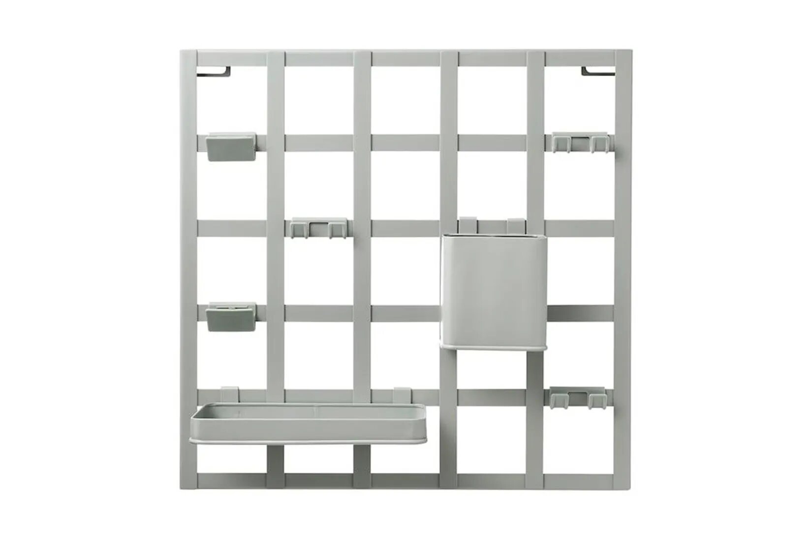 SNICKRA IKEA 405.182.46 Панель хранения 8 частей серо-зеленый