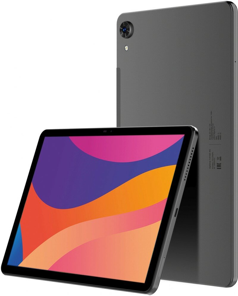 10.1" Планшет Digma Optima 1416D 4G 4/64 GB T606, TS1296PL, 1280 x 800, Android 13, темно-серый