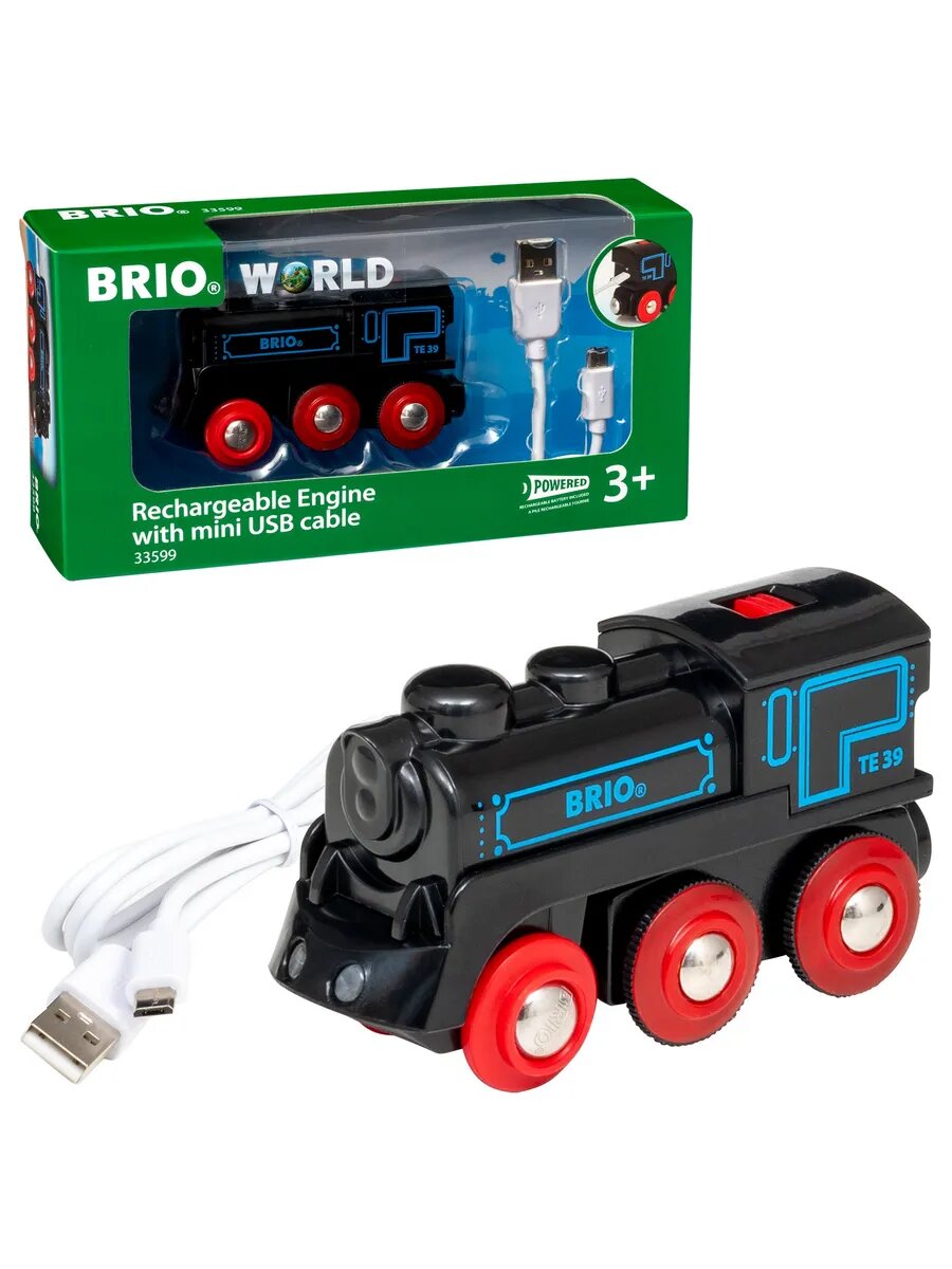 Паровоз на аккумуляторной батарее 33599