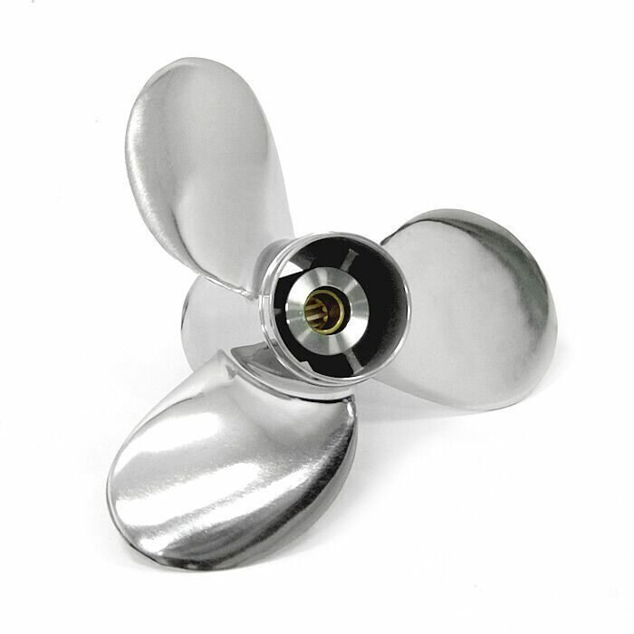 4121-093-12A Гребной винт SOLAS Saturn для Suzuki/Johnson 9.9/15/20, 3x9-1/4x12, нержавеющая сталь