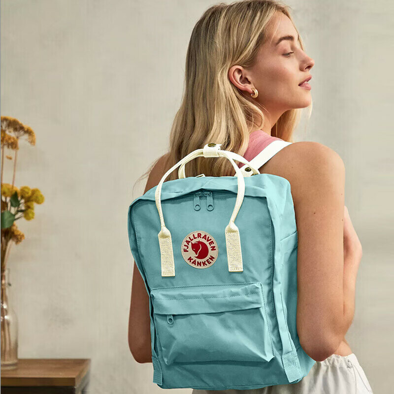 Рюкзак FJALLRAVEN, Arctic Fox Backpack Large Capacity Backpack for Men And Wome, большая вместимость, городской, школьный, унисекс, небесно-голубой