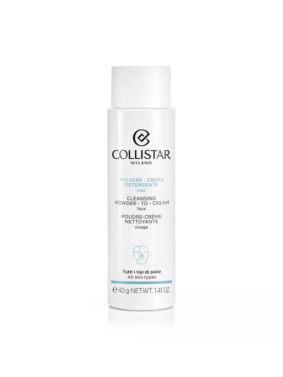 Очищающий пилинг Collistar "Cleansing Powder-To-Cream", для всех типов кожи, 40мл