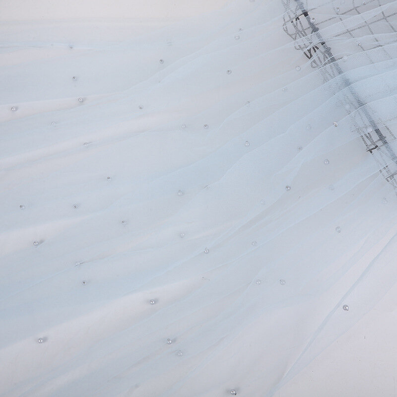 Настольный флаг, 9#, светло-голубой, белый жемчуг