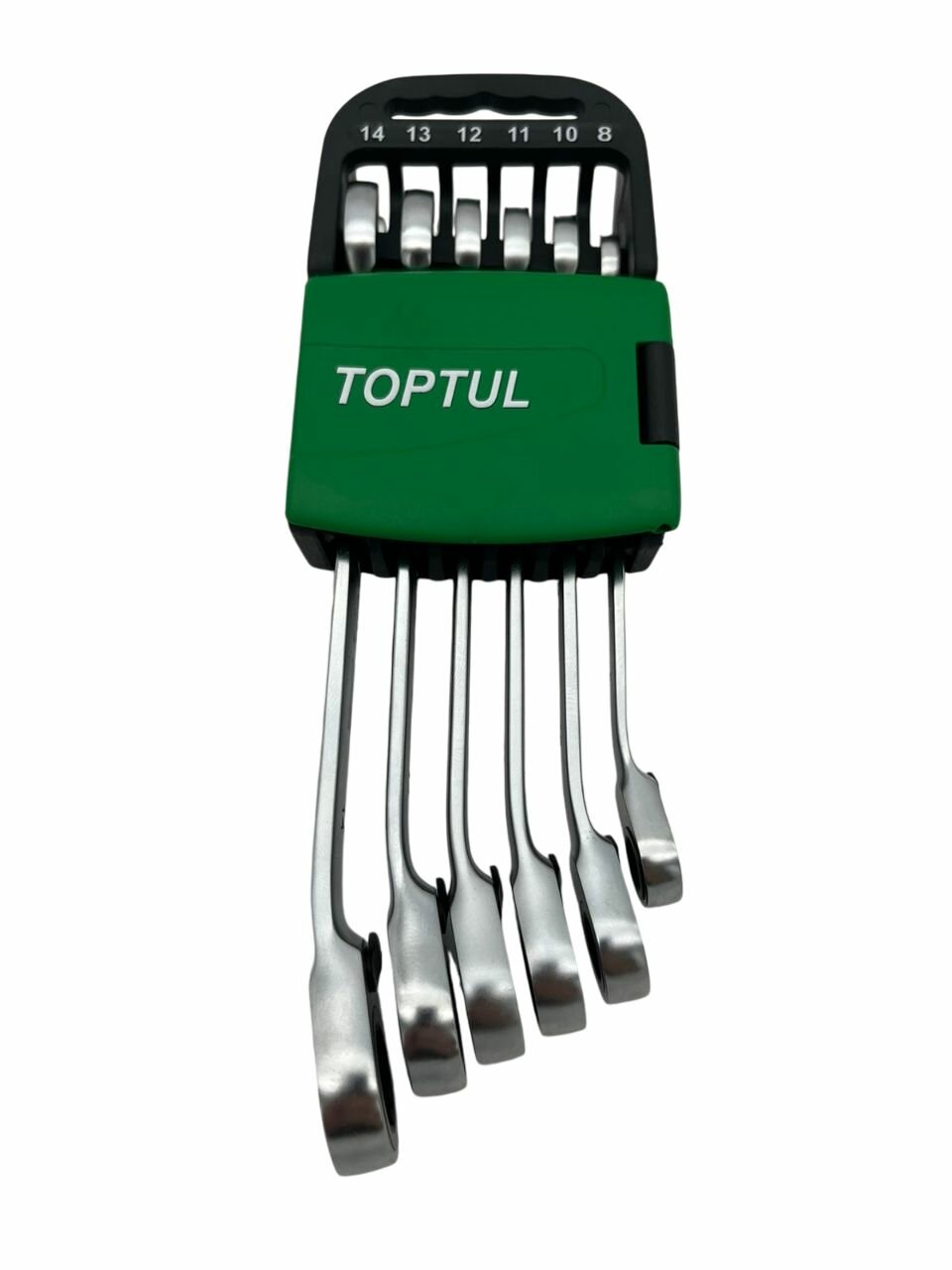 Набор трещоточных рожково-накидных ключей 8-14мм 6 предметов GSAQ0601 TOPTUL
