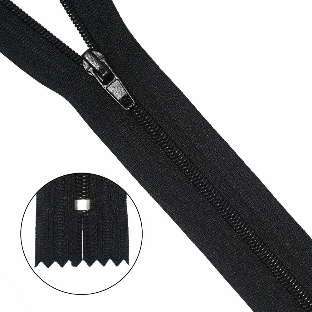 Молния айрис юбочная Т3 - 18 см 580 черный, 10 шт