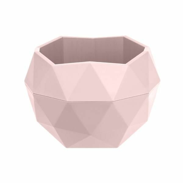 Кашпо ВМС "Топаз", 1,2 л, бежево-розовое