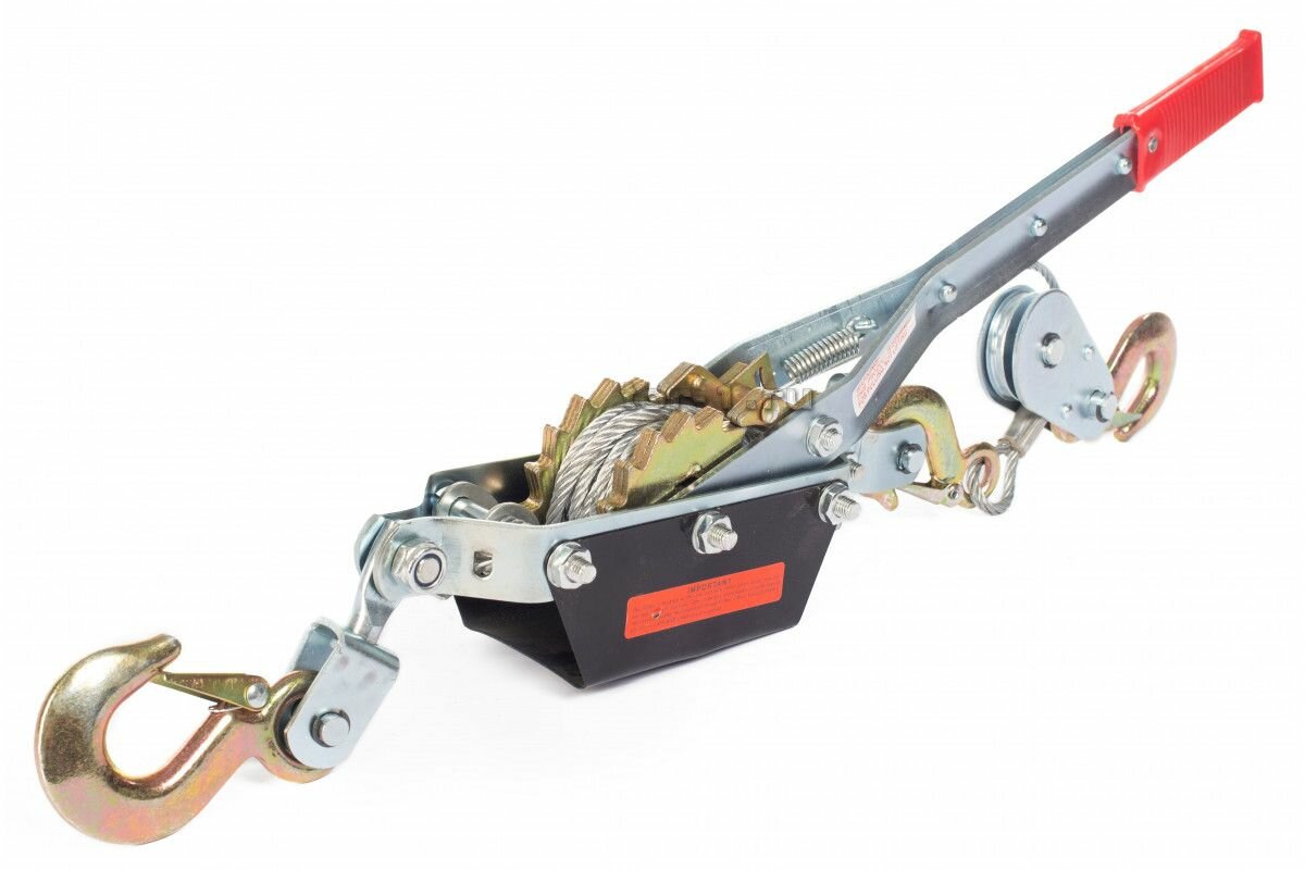 Лебедка ручная рычажная TOR QSS4TB2, г/п 4,0 т. длина троса 2,4 м