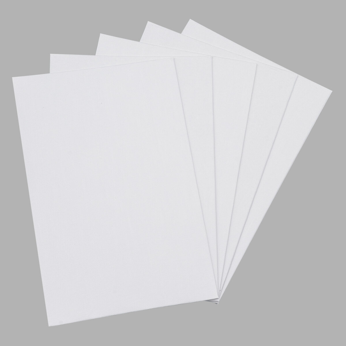 VH2676 Холст грунтованный на картоне, набор 5шт, 20х30см, 100% хлопок, 280 г/кв. м